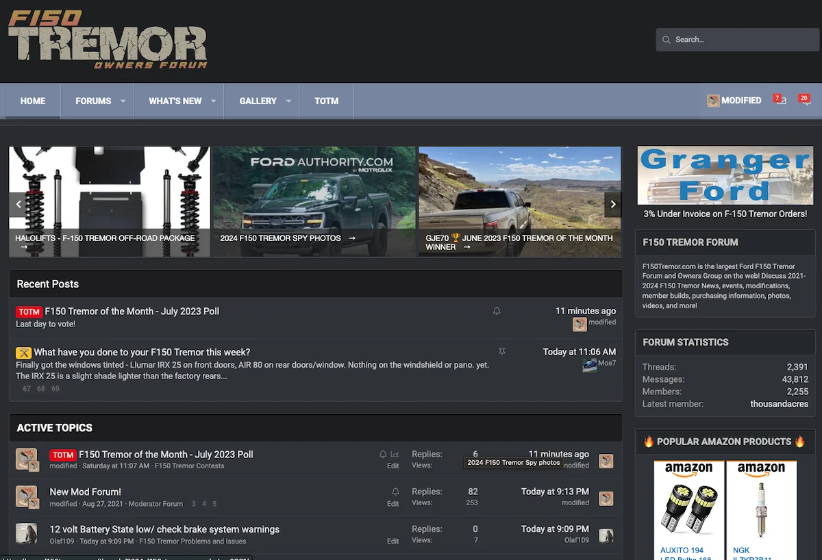 f150remor-old-website.png | F150 Tremor Forum